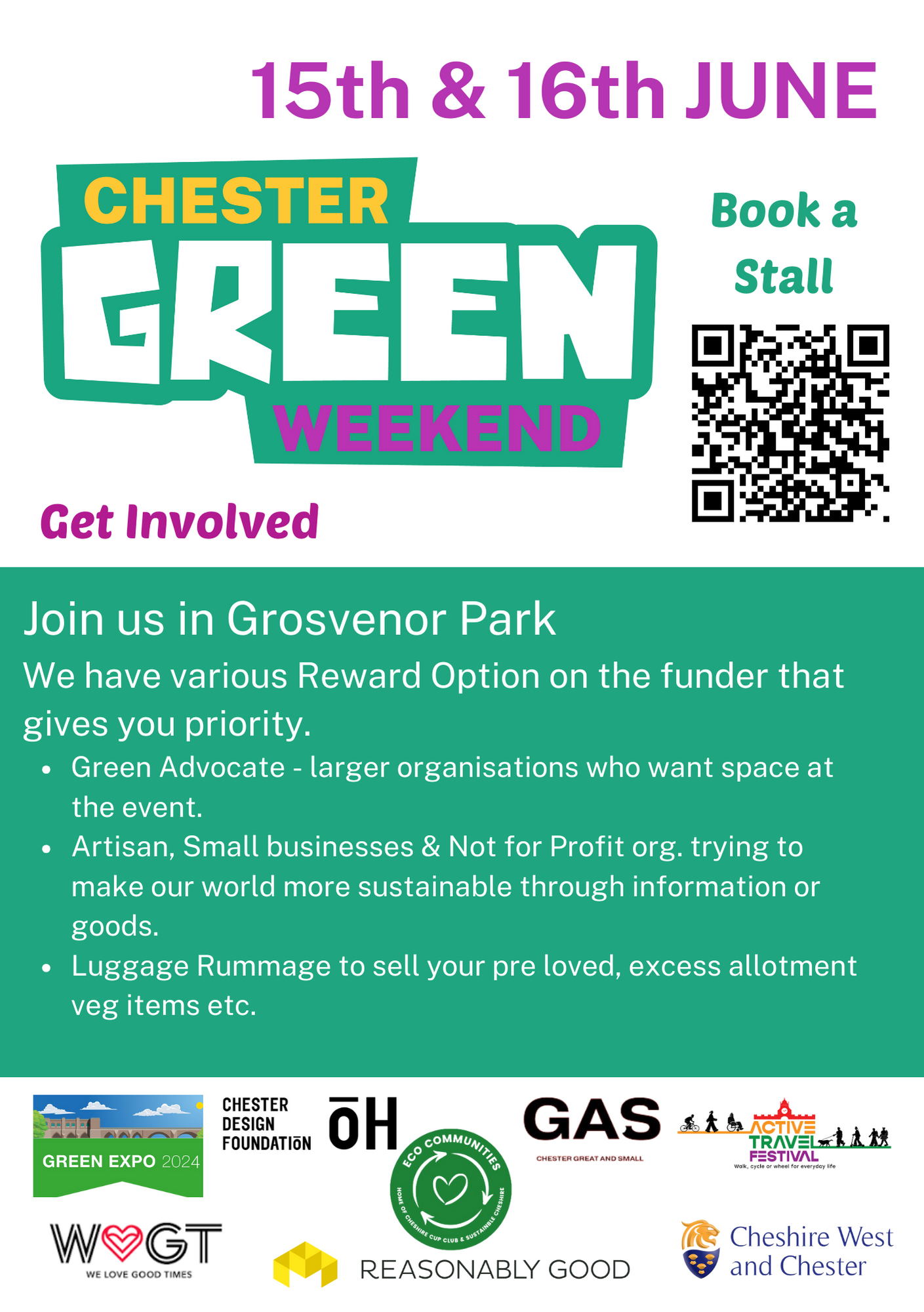 Get involved in Chester Green Weekend – Sustainable Cheshire